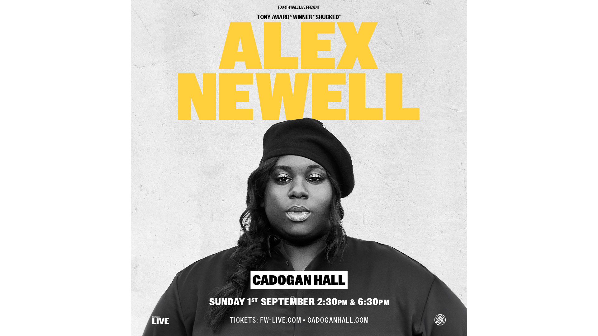 Alex Newell to perform London concerts at Cadogan Hall - Stageberry